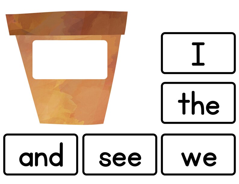 Spring Sight Words Preschool Worksheets Preschool Printable - Etsy