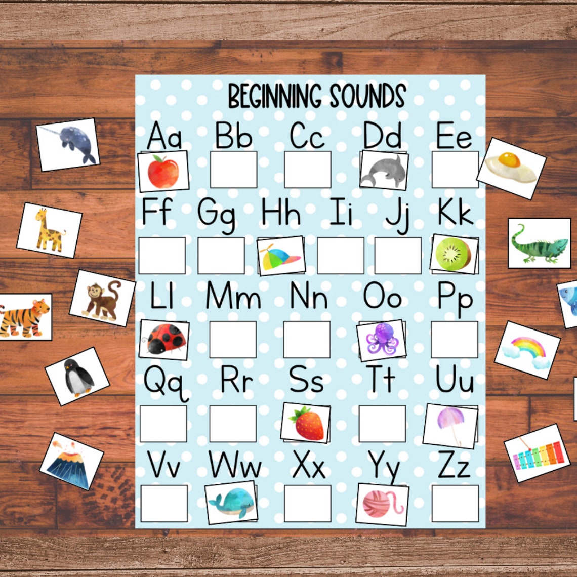 Beginning Sounds, Preschool Worksheet, Phonics, Preschool Curriculum ...