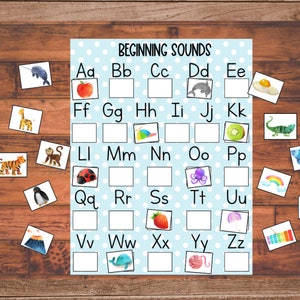 Beginning Sounds, Preschool Worksheet, Phonics, Preschool Curriculum ...