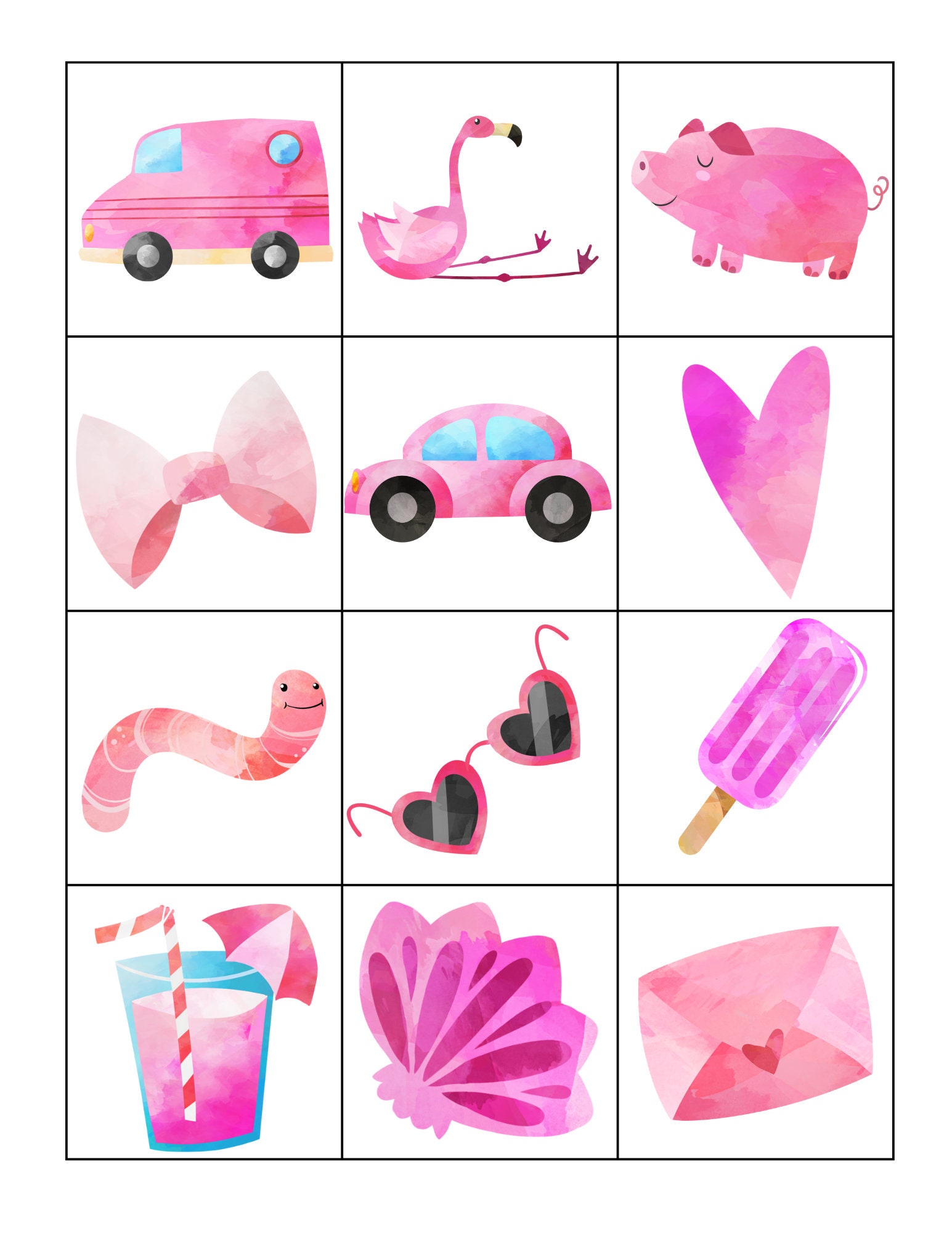Color Sorting Cards, Preschool Worksheet, Preschool Printable, Learning ...