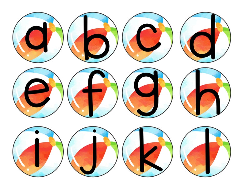 Beach CVC Matching Cards, Preschool Printable, Summer Activity ...