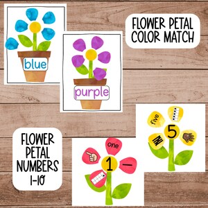 Flower Bundle, Montessori Homeschool Printable, Preschool Printable ...
