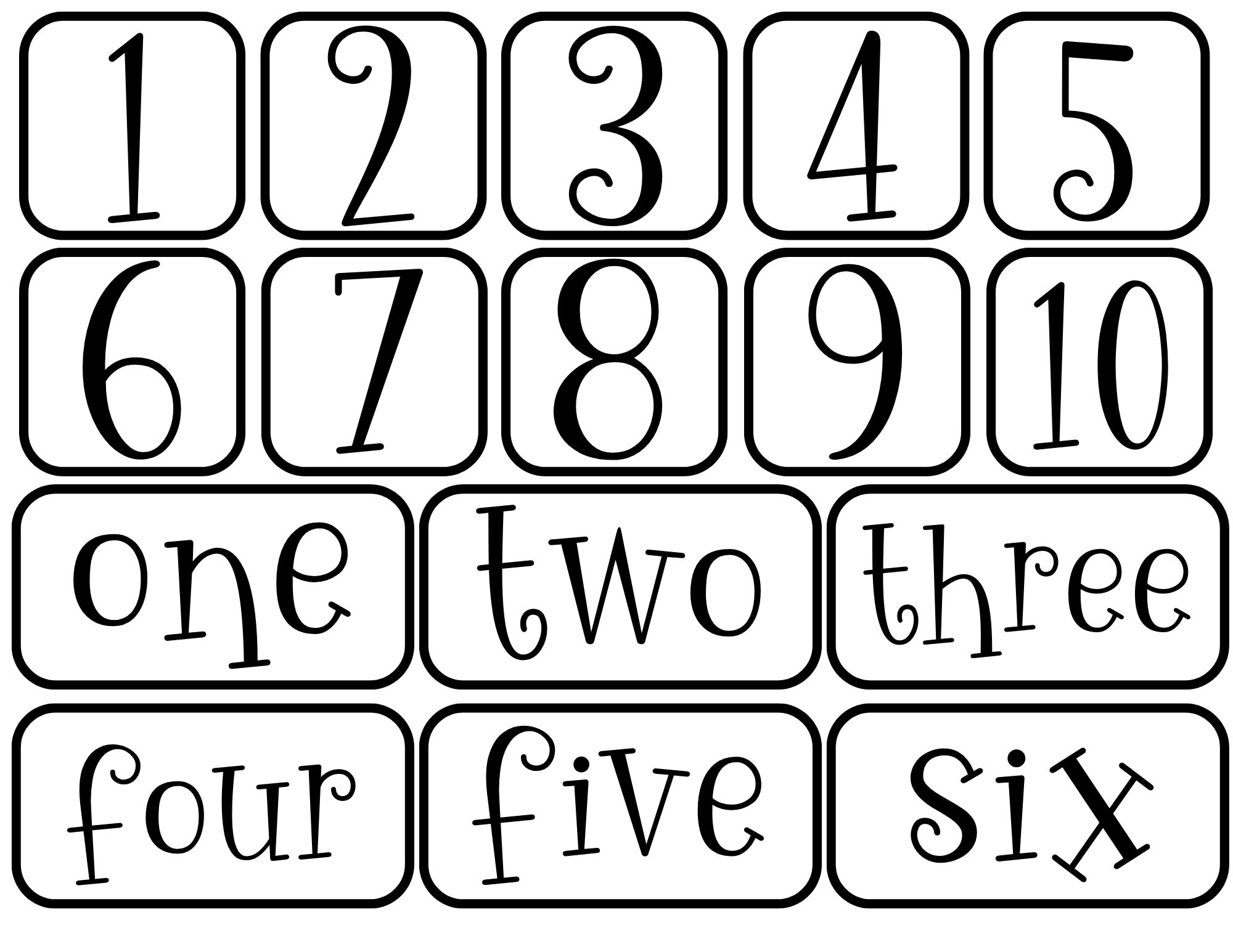 Christmas Number Match, Christmas Preschool Printable, Homeschool ...
