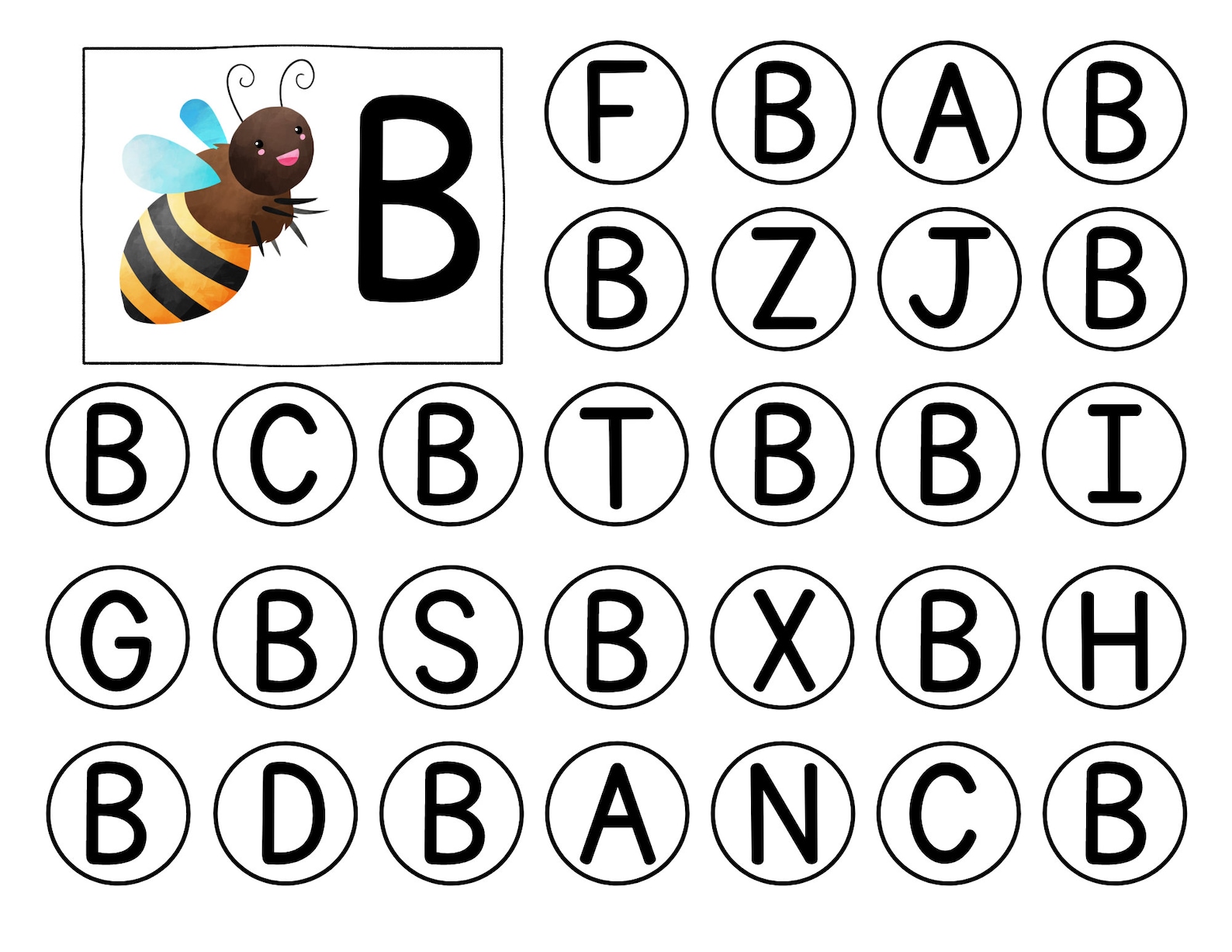 Alphabet Dot Markers Dab Markers Preschool Printable - Etsy