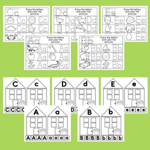 Alphabet Workbook 260 Pages, Letter of the Week Workbook, Summer ...