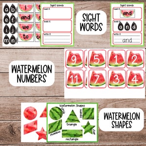 Watermelon Unit Study, Preschool Curriculum, Preschool Printable ...