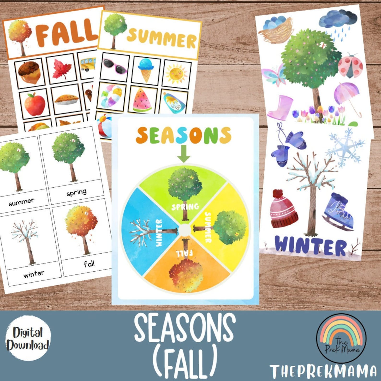 Seasons, Circle Time, Preschool Curriculum, Preschool Printable ...