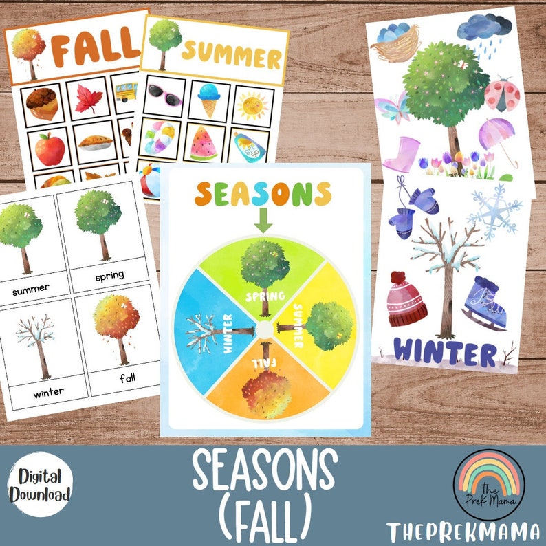 Seasons, Circle Time, Preschool Curriculum, Preschool Printable ...