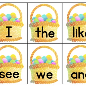 Easter Sight Words, Preschool Worksheets, Preschool Printable, Easter ...