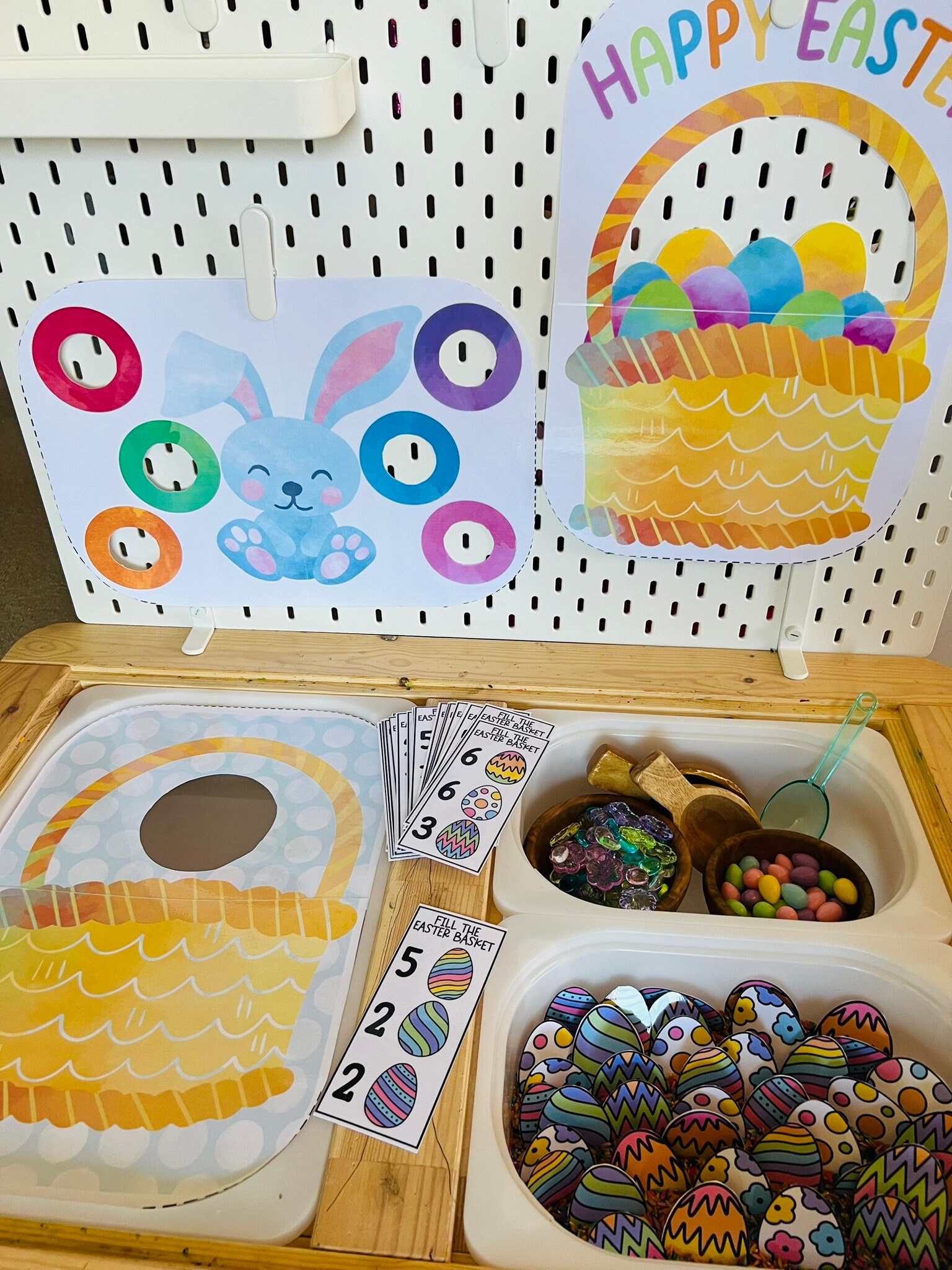 Easter Basket Sorting, Easter Flisat, Flisat Table, Flisat Insert ...