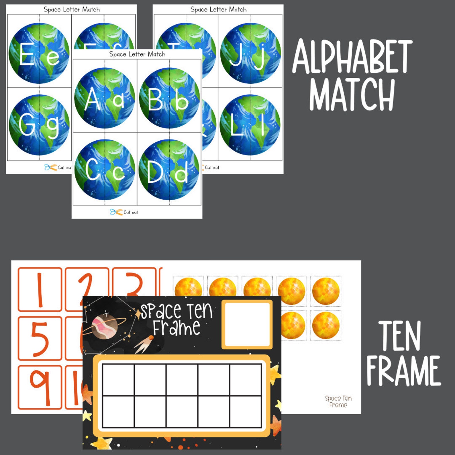 Outer Space Unit Study Homeschool Learning Materials - Etsy