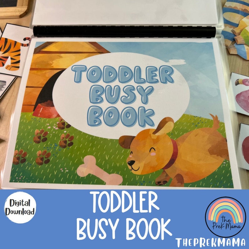 Toddler Busy Book Preschool Printable Busy Book Printable - Etsy