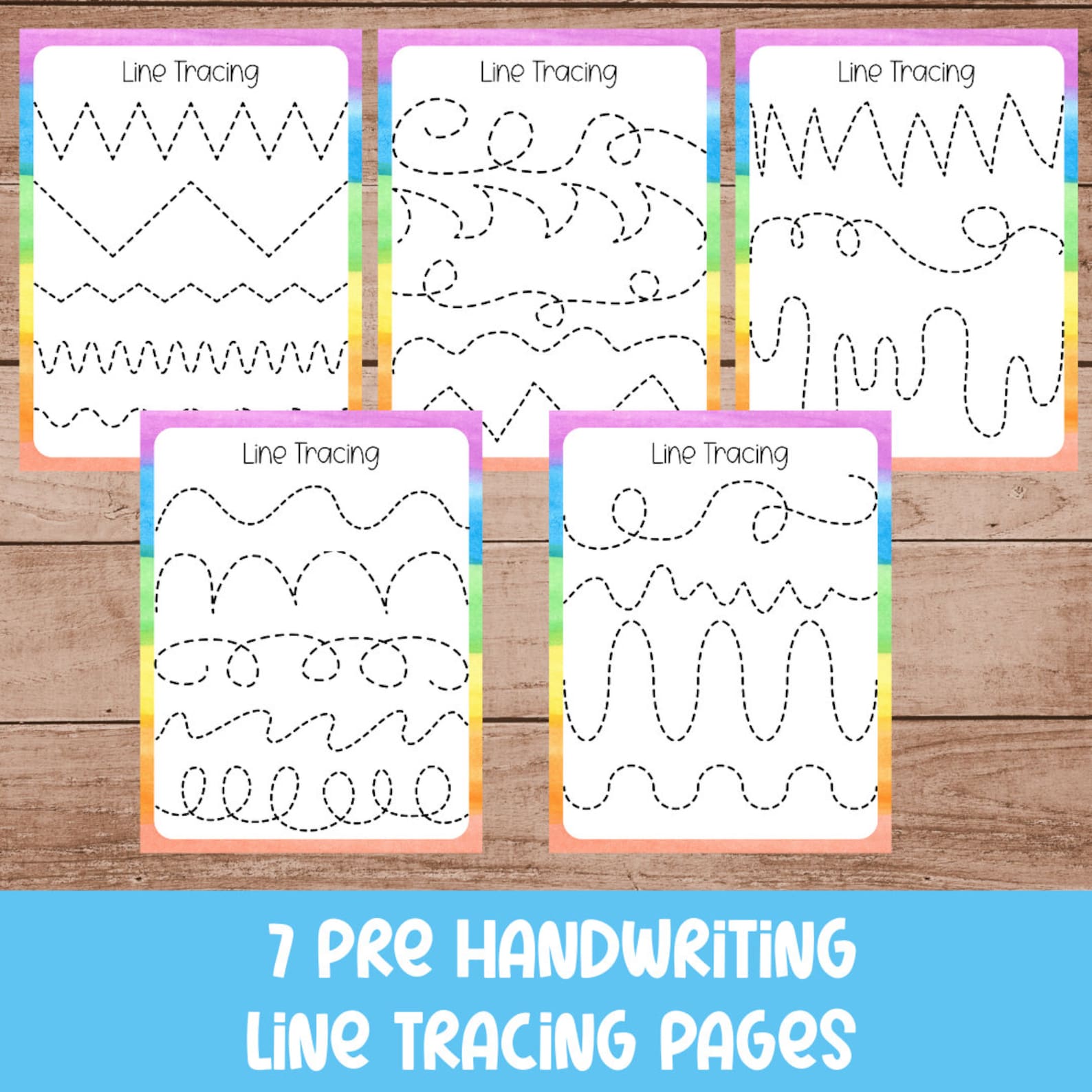 Preschool Handwriting Book Preschool Printable Homeschool - Etsy