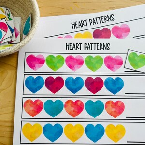 Heart Patterns, Preschool Curriculum, Valentine's Day Preschool ...