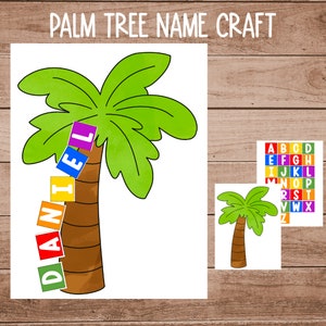 Alphabet Palm Tree Bundle, Preschool Worksheet, Preschool Printable ...