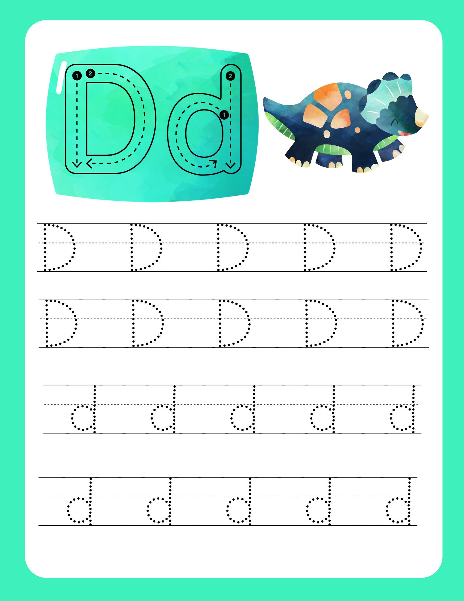 Alphabet Handwriting Practice Letter Tracing Preschool - Etsy