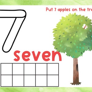 Apple Tree Play Dough Mats, Play Doh Mats, Toddler Activities ...