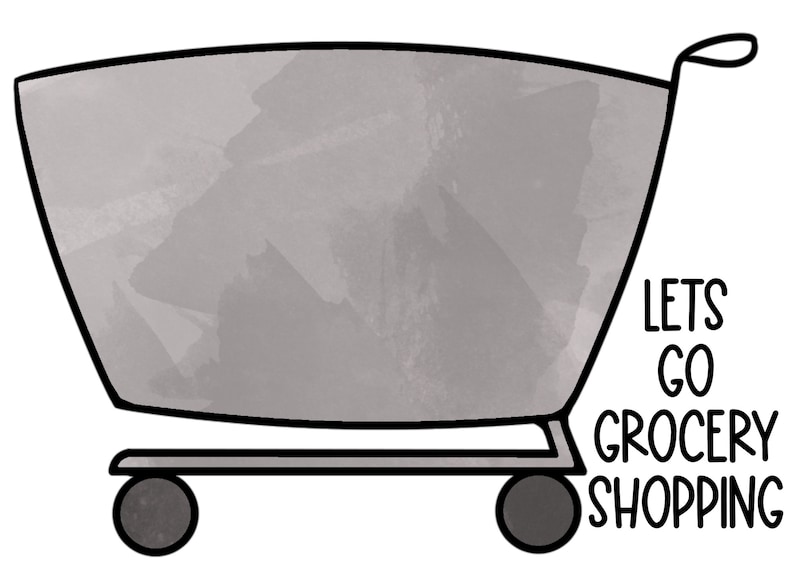 Lets Go Grocery Shopping, Toddler Activity Homeschool Printable, Busy ...