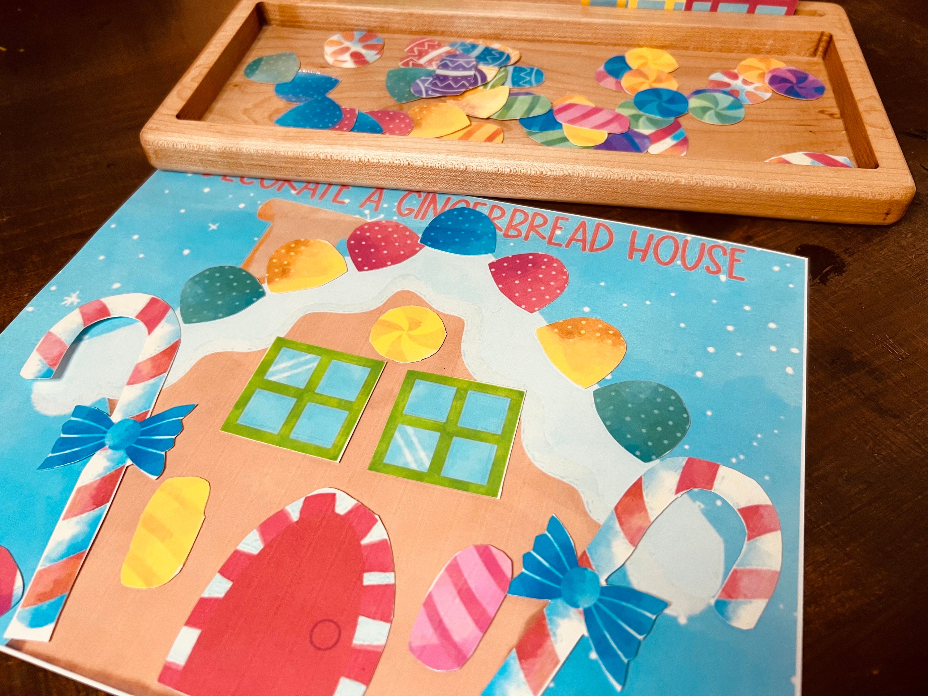Decorate A Gingerbread House, Christmas Preschool Printable, Homeschool ...