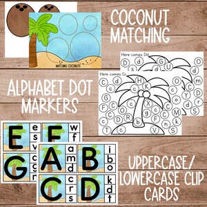 Alphabet Palm Tree Bundle, Preschool Worksheet, Preschool Printable ...