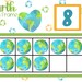 Earth Day Ten Frame, Preschool Worksheet, Preschool Printable ...