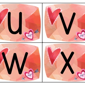 Envelope and Stamp Letter Match, Valentine's Day Preschool Printable ...