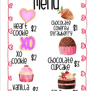 Valentine's Day Dramatic Play XOXO Sweet Shop, Preschool Dramatic Play ...