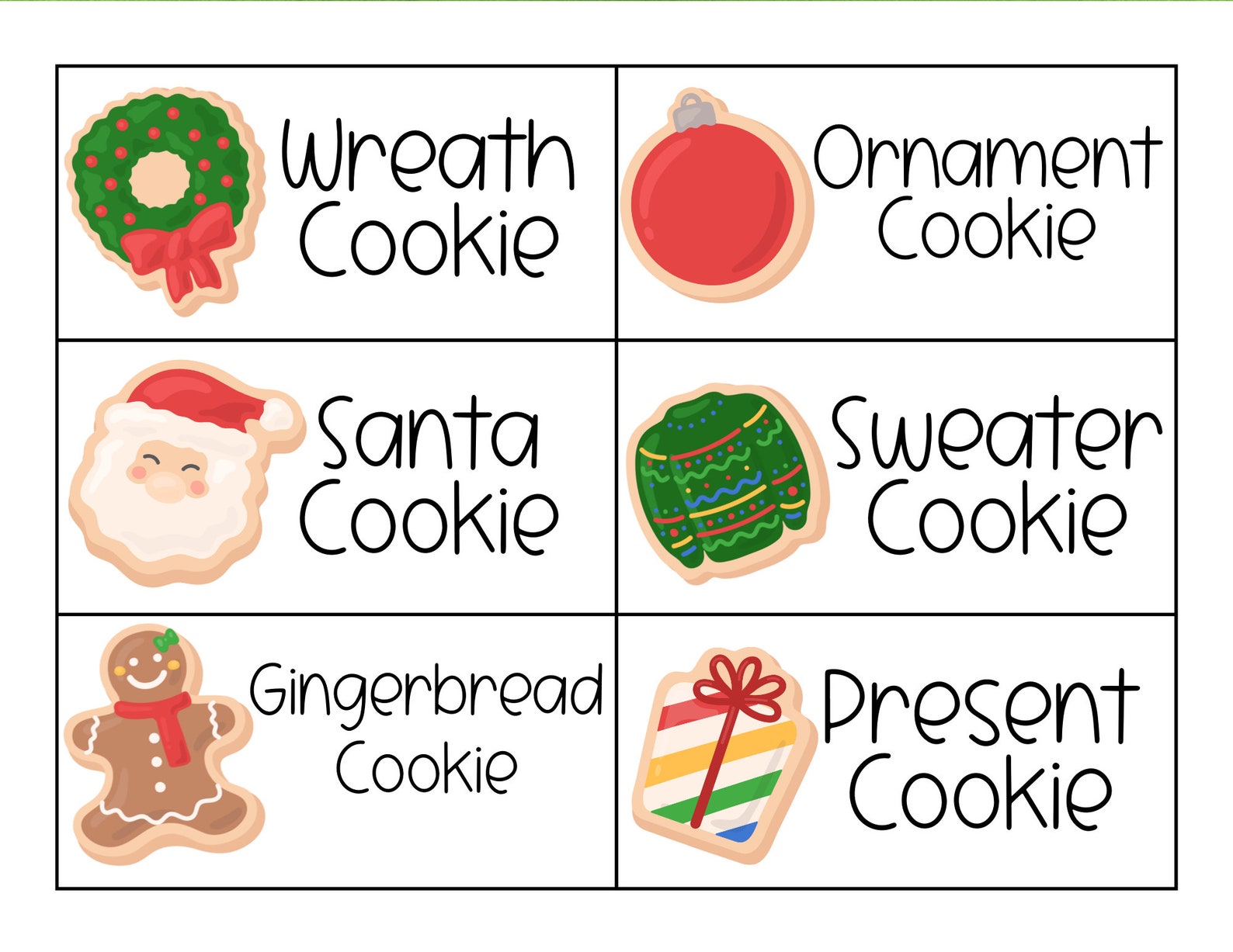Christmas Cookie Dramatic Play, Pretend Play, Classroom Dramatic Play ...