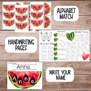 Watermelon Unit Study, Preschool Curriculum, Preschool Printable ...