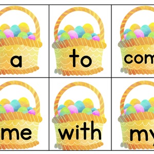Easter Sight Words Preschool Worksheets Preschool Printable - Etsy