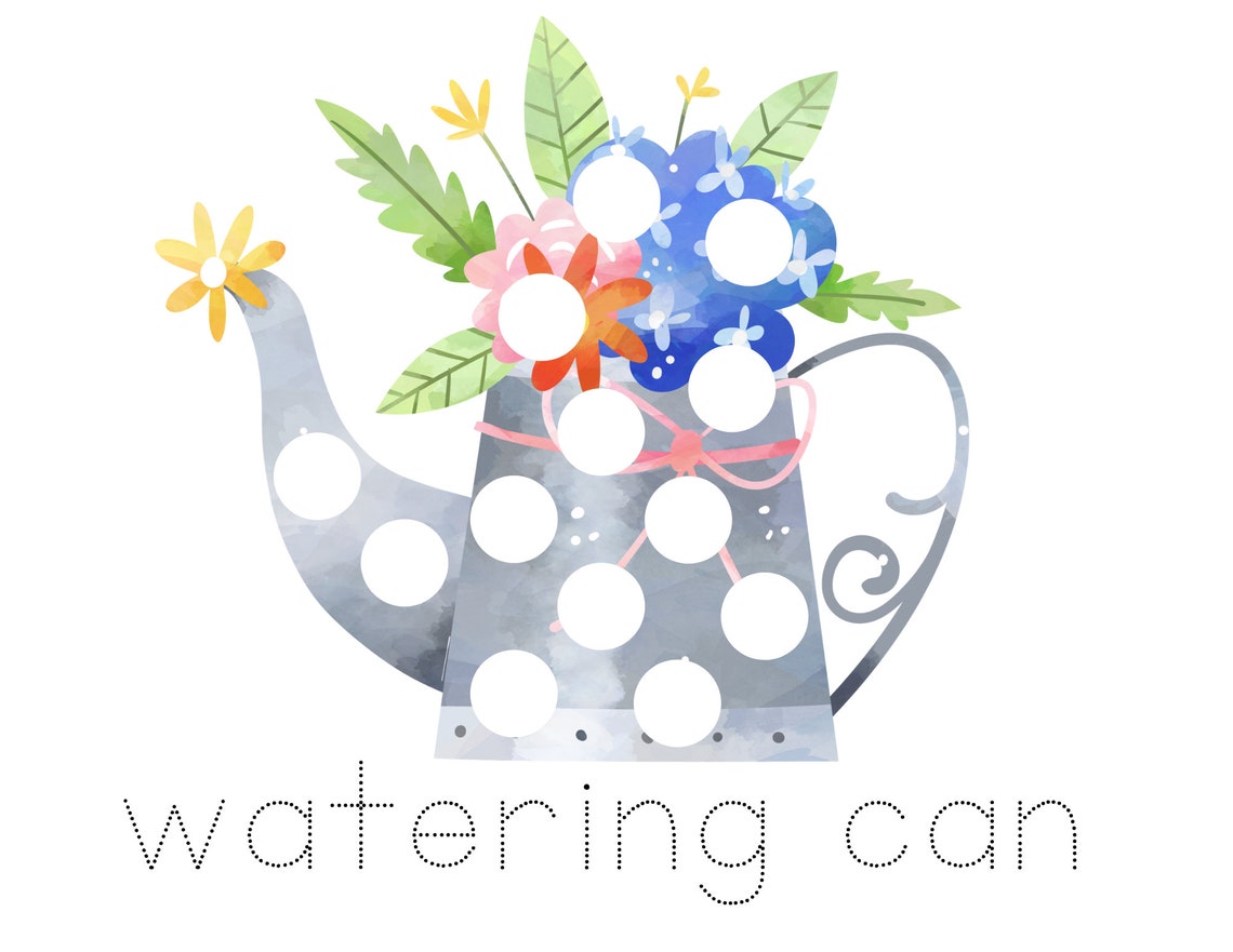 Spring Dot Markers Preschool Worksheets Preschool Printable - Etsy