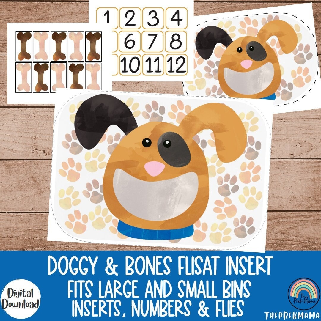 Dog and Bones Flisat Insert, Flisat Insert, Flisat Table, Flisat Insert ...