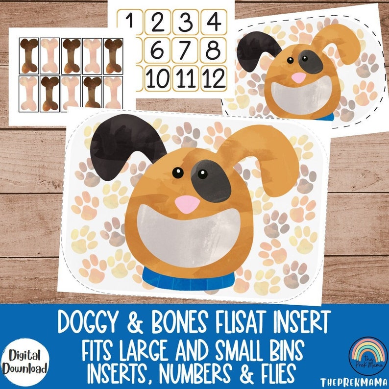 Dog and Bones Flisat Insert, Flisat Insert, Flisat Table, Flisat Insert ...