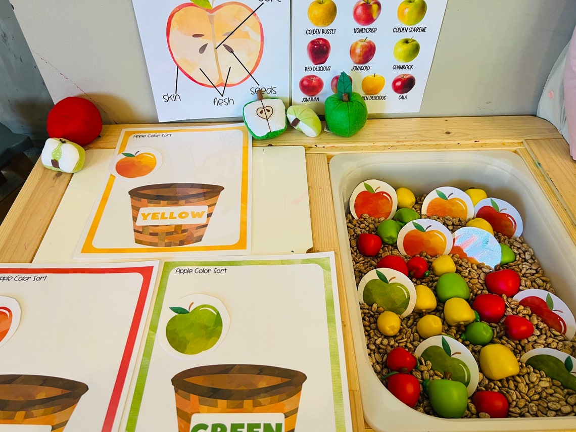 Apple Unit Study Preschool Curriculum Preschool Printable - Etsy