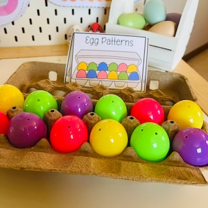 Egg Patterns, Easter Printable, Preschool Printable, Preschool Math ...