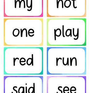 Dolch Pre-primer Sight Words Worksheets, Preschool Sight Word ...