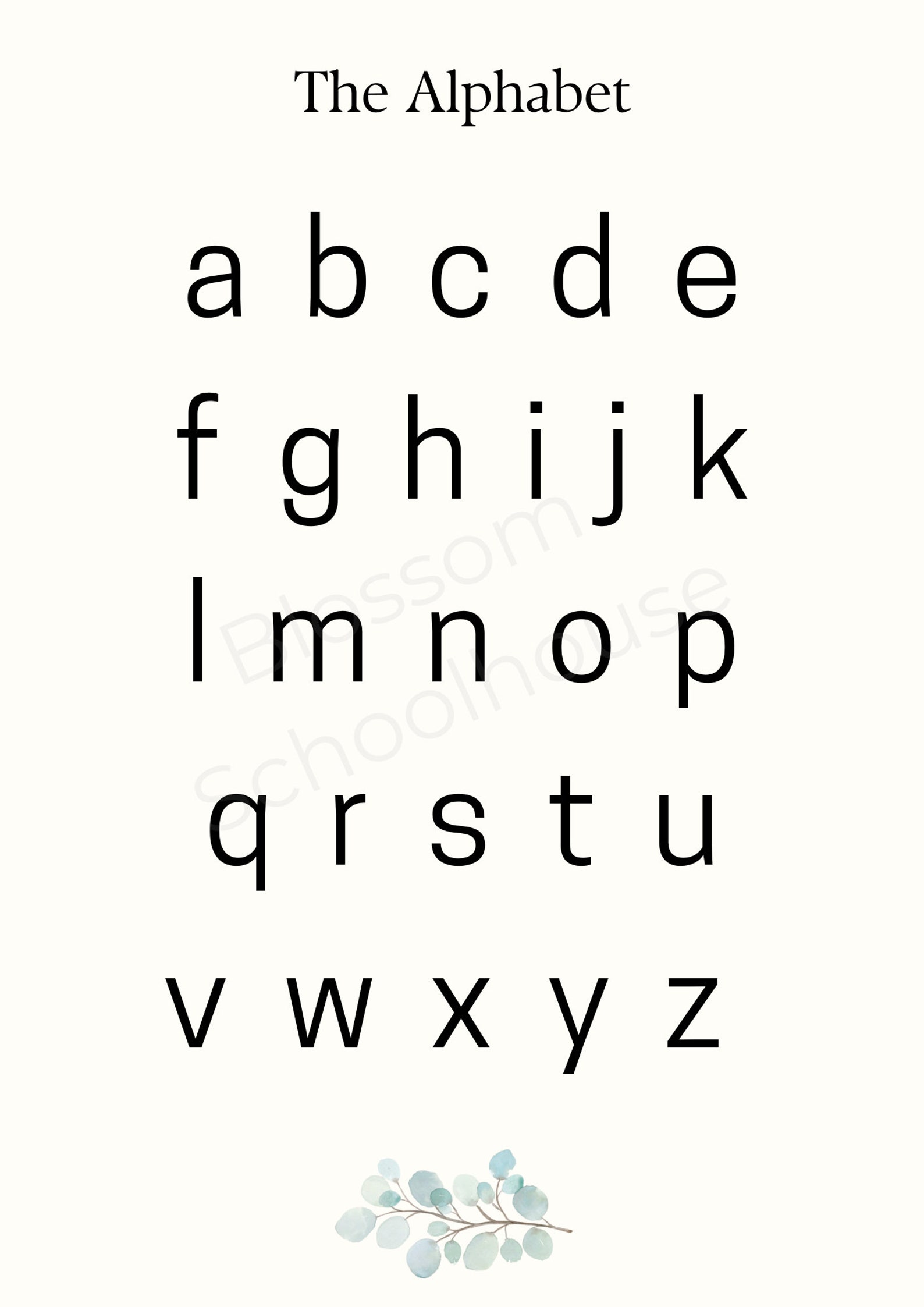 Alphabet Poster and Tracing Pages - Etsy