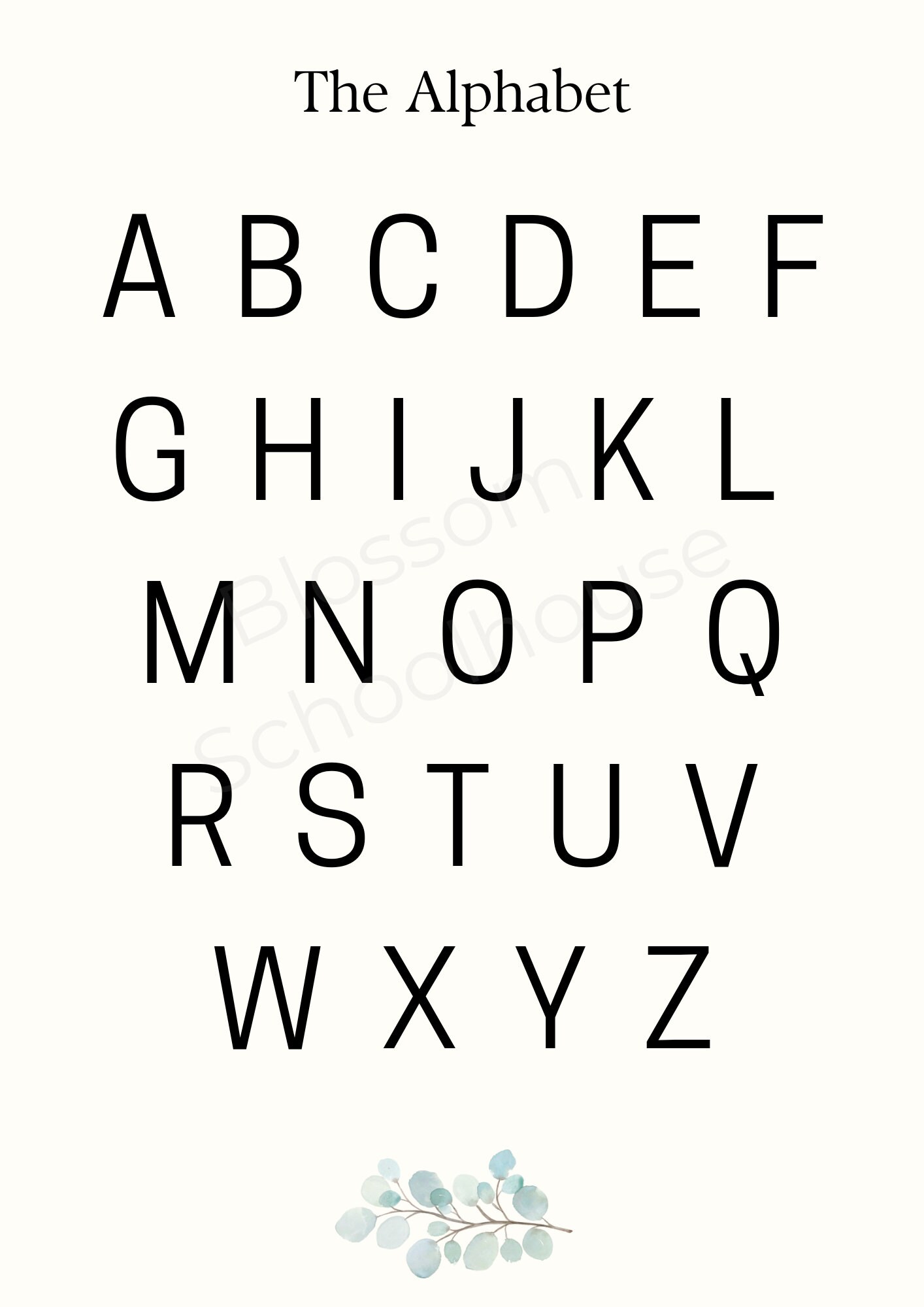 Alphabet Poster and Tracing Pages - Etsy