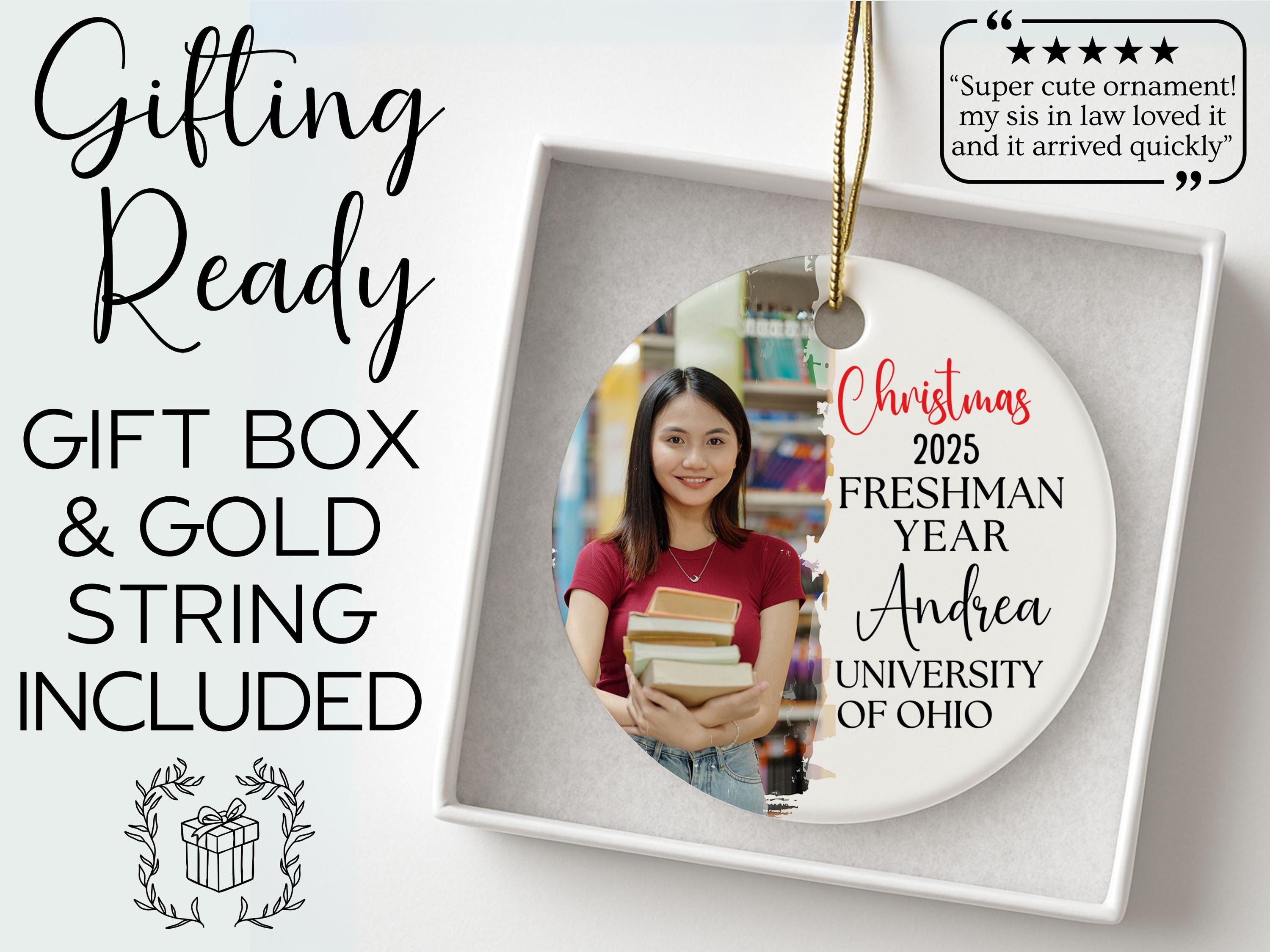 First Year at College Ornament Personalized College Ornament Freshman ...