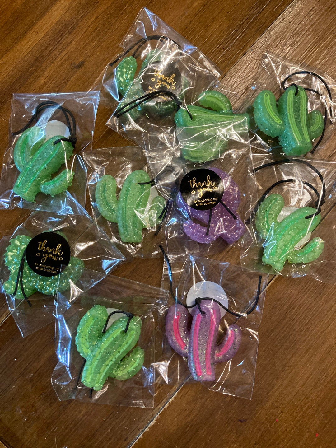 50 Mini Cactus Freshies for Small Business, Party Favors, Wedding ...