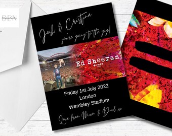 Ed Sheeran Printable Ticket | Etsy UK