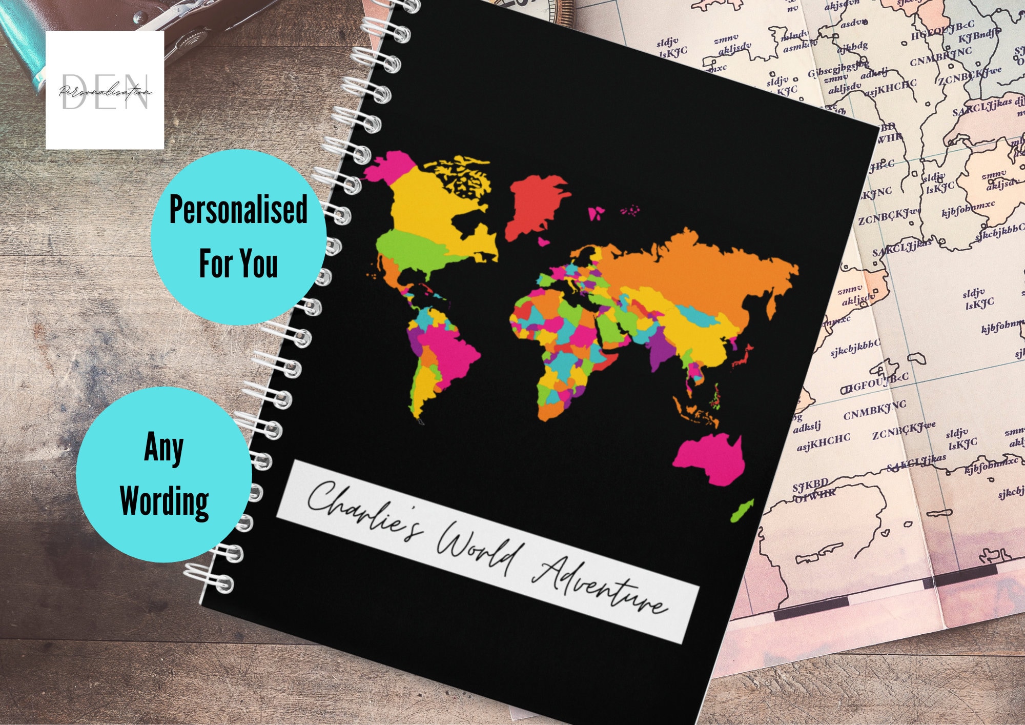 Personalized Travel Journal Custom Travel Journal - Etsy