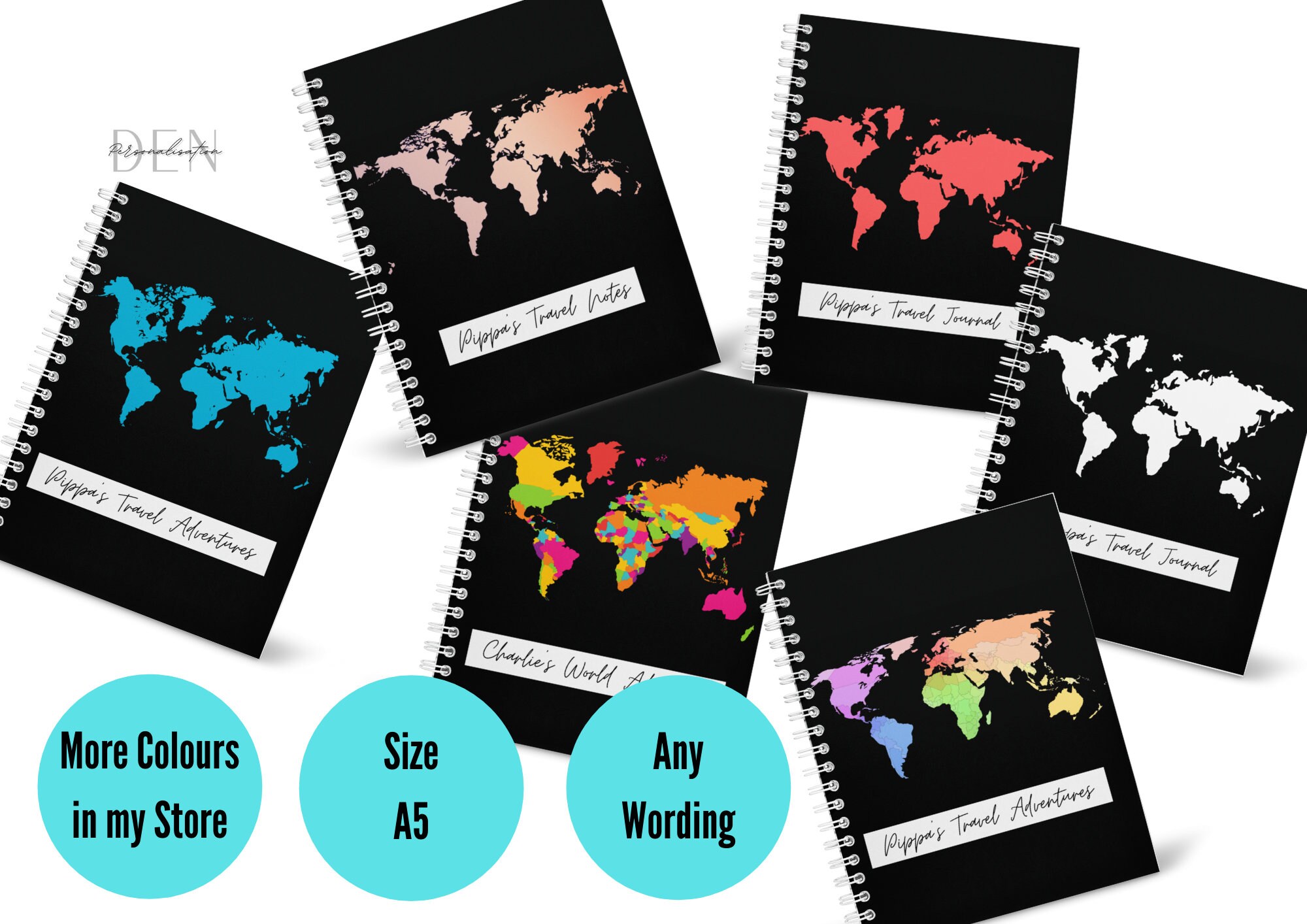 Personalized Travel Journal Custom Travel Journal - Etsy