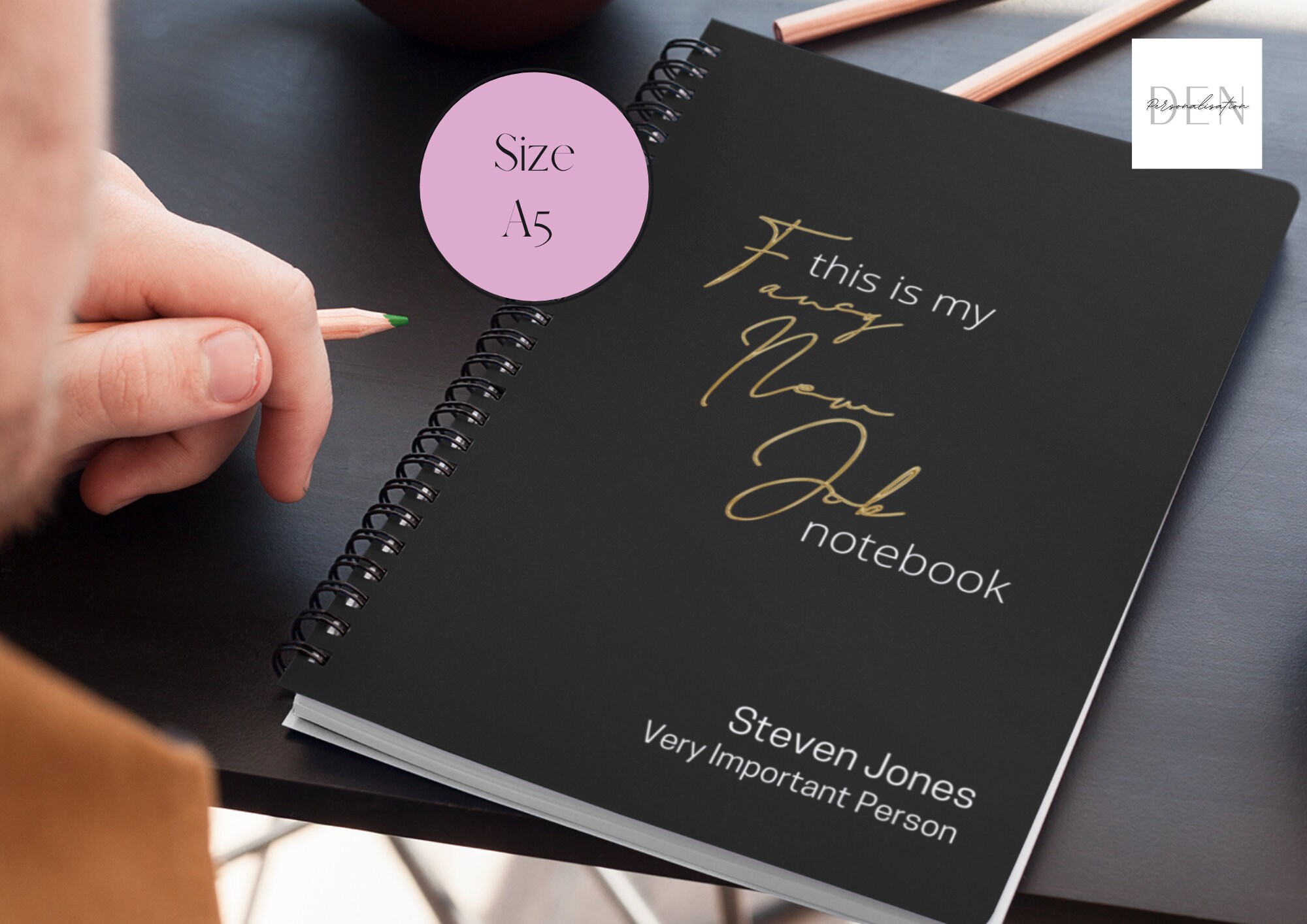 New Job Gift Personalised New Job Gift New Job Notebook New - Etsy