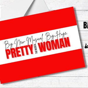 Pretty Woman Reveal Card, Pretty Woman Musical Reveal, Pretty Woman the ...