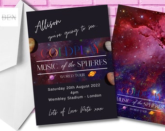 Coldplay Ticket Reveal - Etsy UK