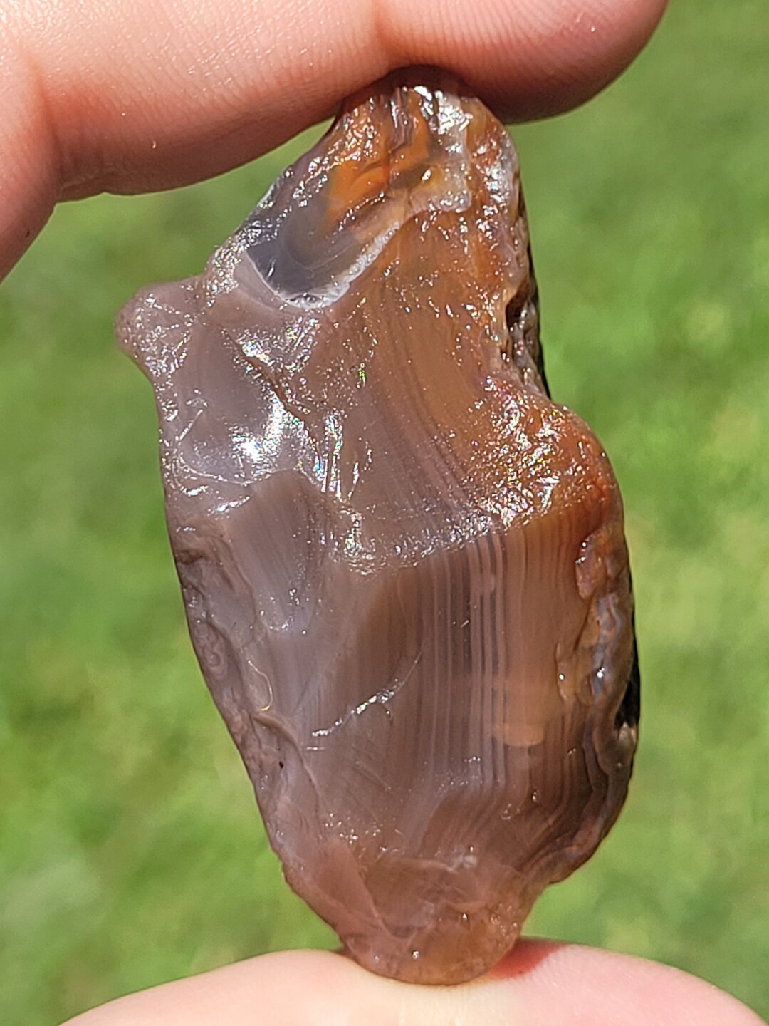 RARE PEELER/VENTIFACT Purple & Red Lake Superior Agate Plus I Always ...