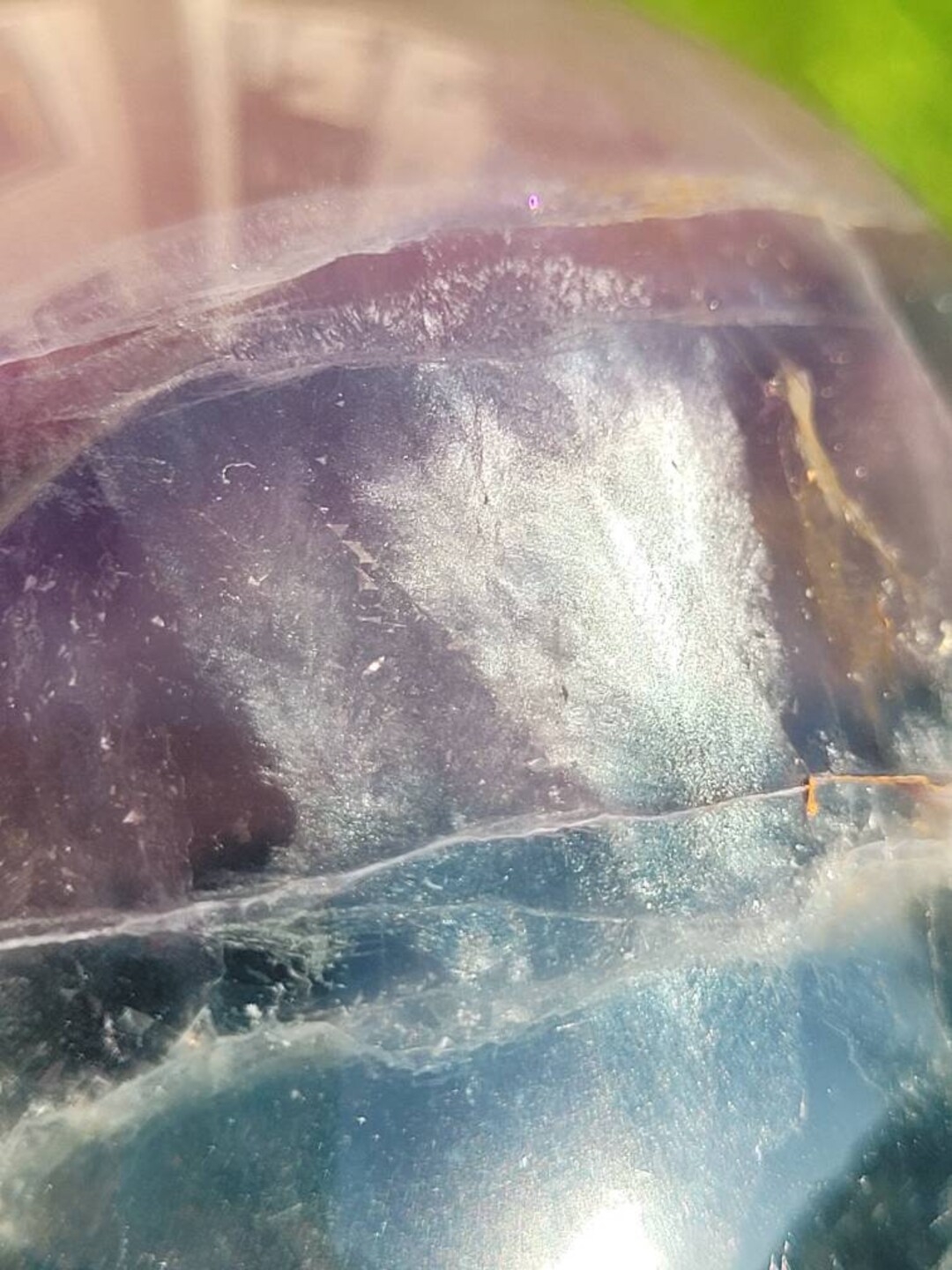 Unique Flashy Dark Turquoise Blue & Light Purple RAINBOW FLUORITE ...