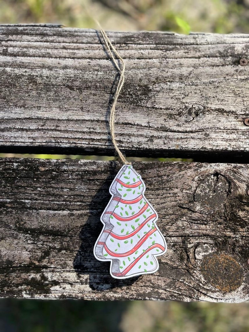 Christmas Tree Cake Car Freshie, Christmas Car Freshie, Car Freshie ...