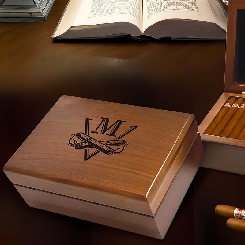 Wooden Cigar Box - Etsy